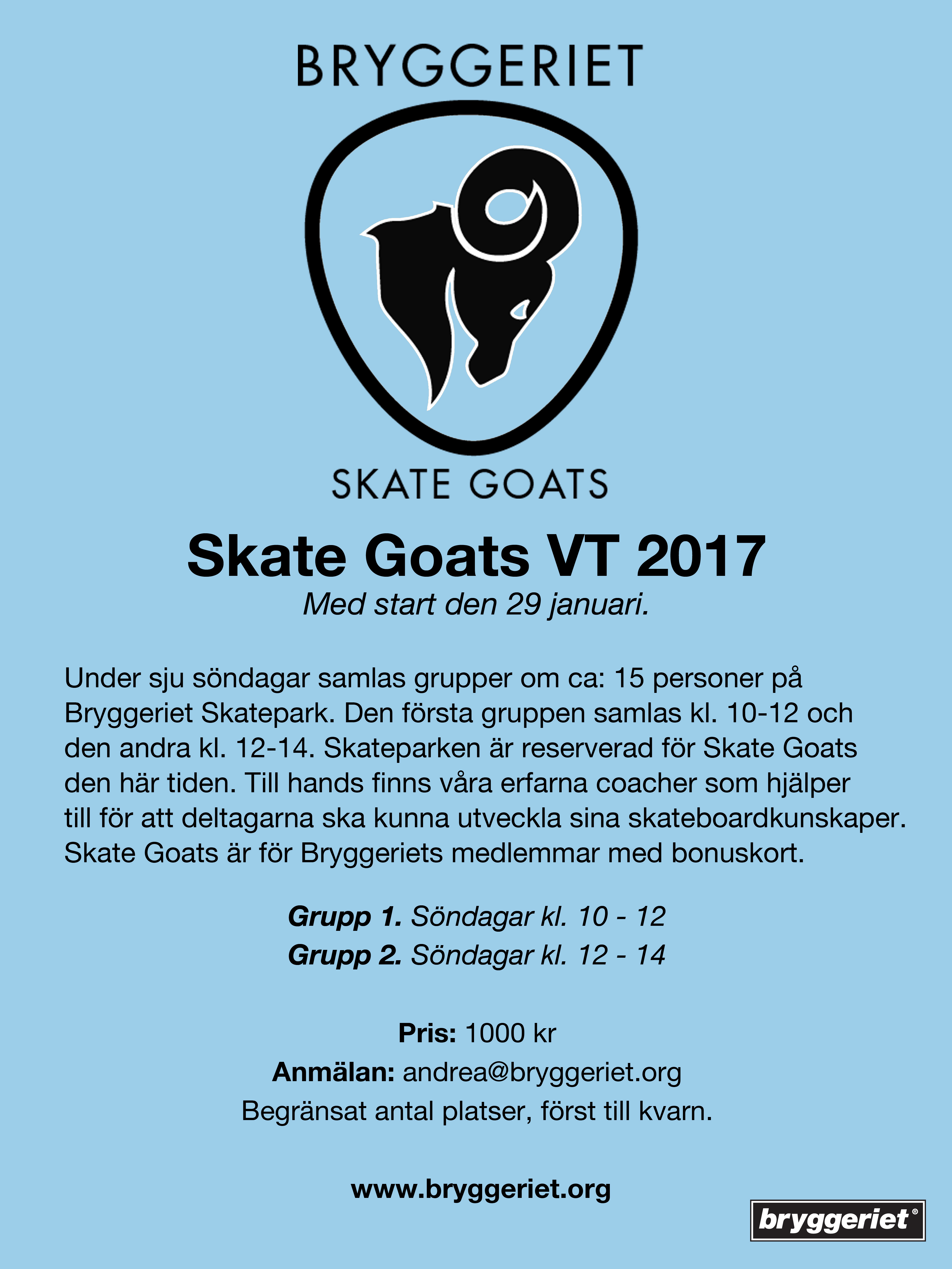 Skate Goats VT 2017 | Bryggeriet