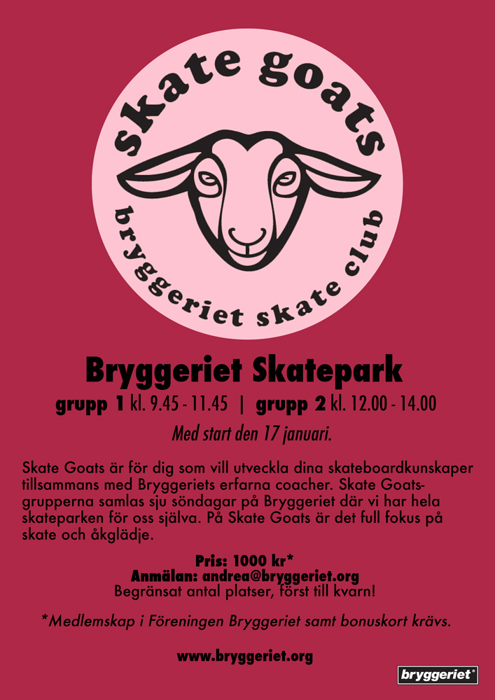 Skate Goats VT 2021 – FULLBOKAT! | Bryggeriet